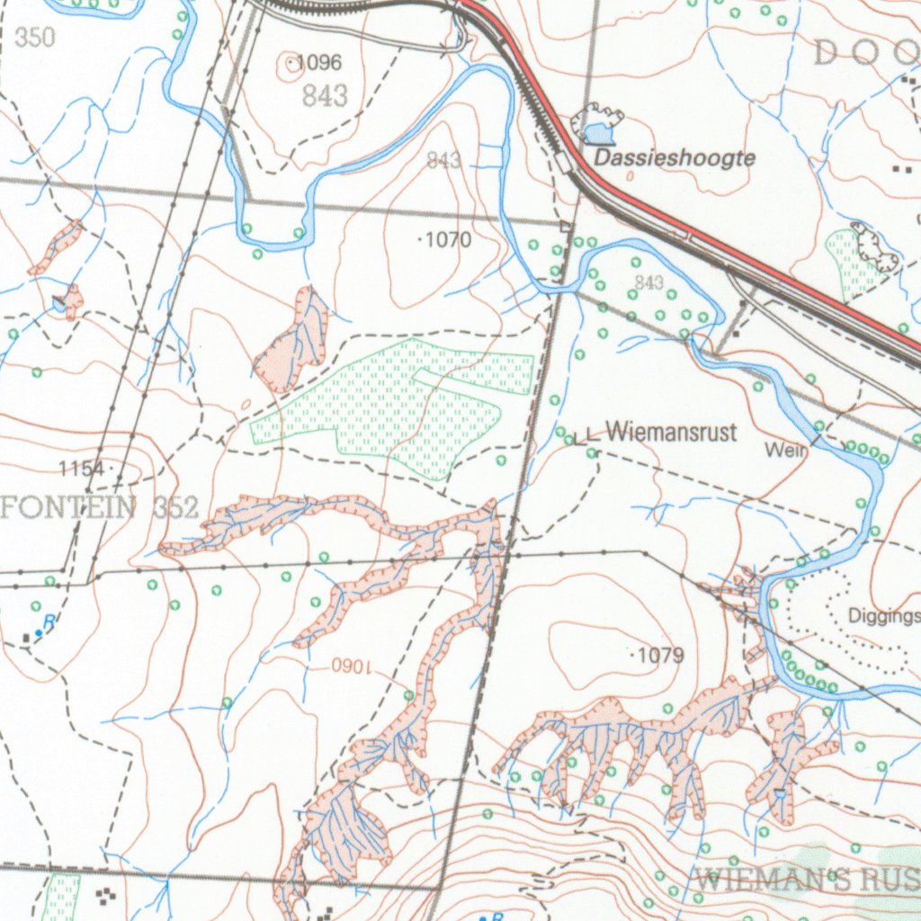 2730DD VRYHEID Map by Chief Directorate: National Geo-spatial ...