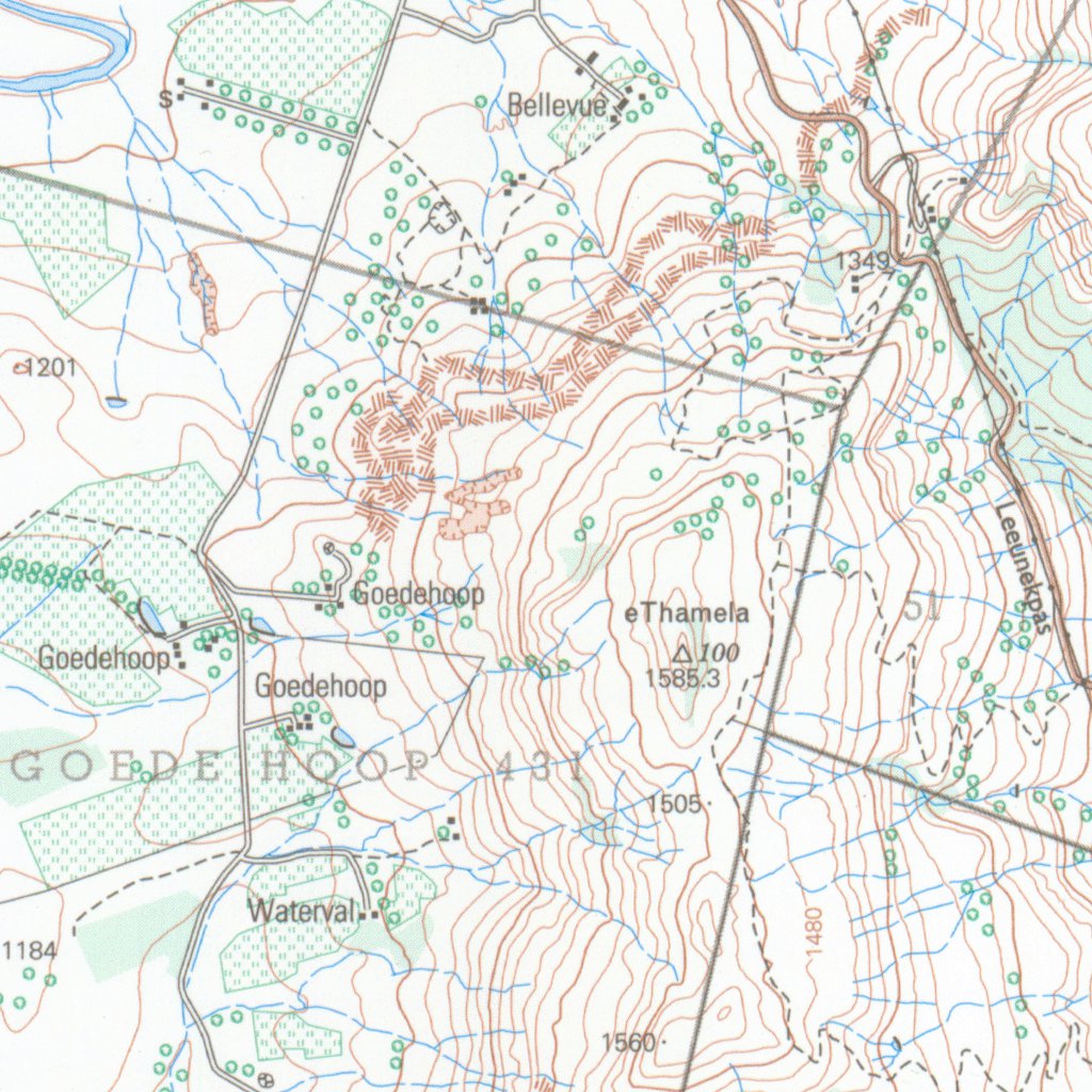 2730DD VRYHEID Map by Chief Directorate: National Geo-spatial ...
