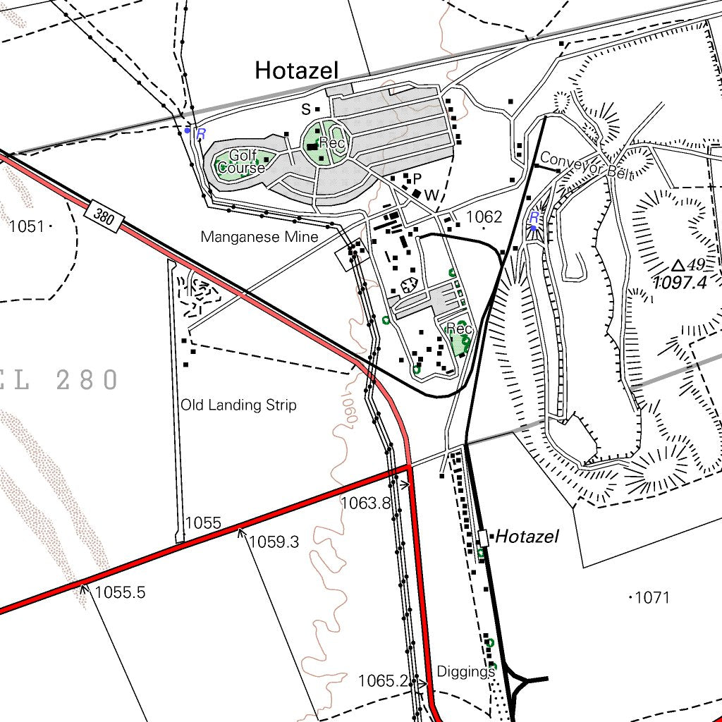 2722BB HOTAZEL Map by Chief Directorate: National Geo-spatial ...