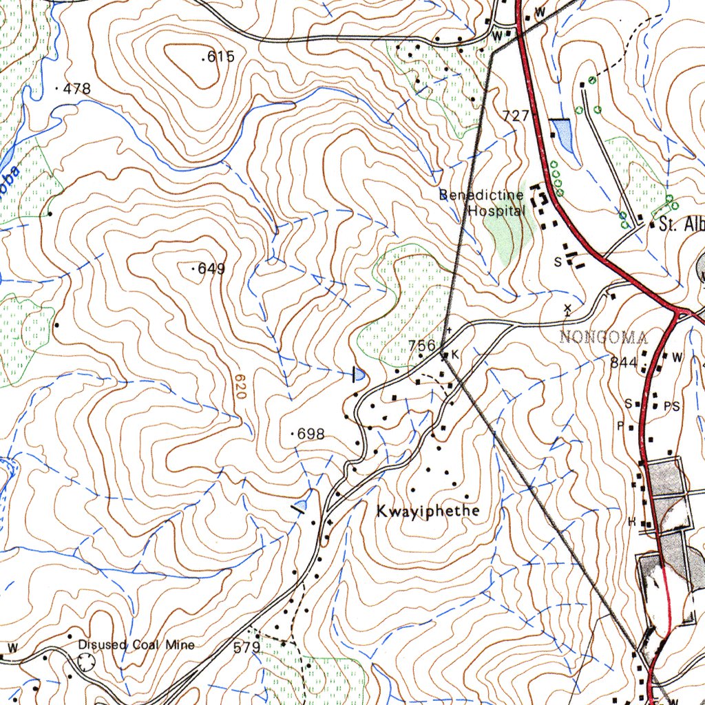 2731DC NONGOMA Map by Chief Directorate: National Geo-spatial ...