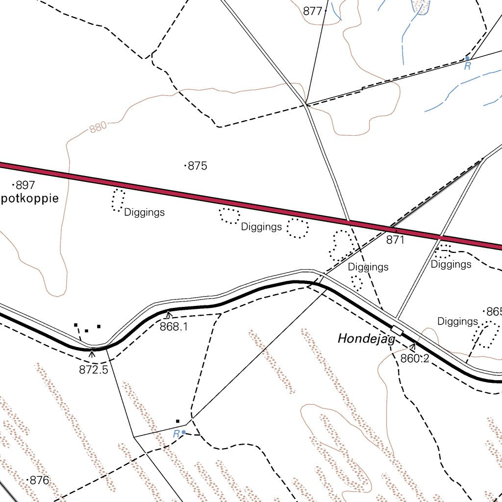 2821AC UPINGTON Map by Chief Directorate: National Geo-spatial ...