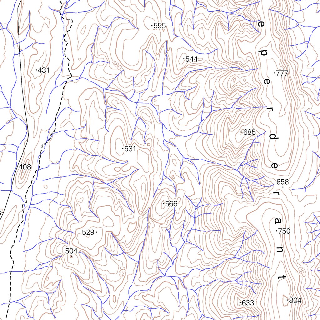 2817CC EKSTEENFONTEIN(WES) Map by Chief Directorate: National Geo ...