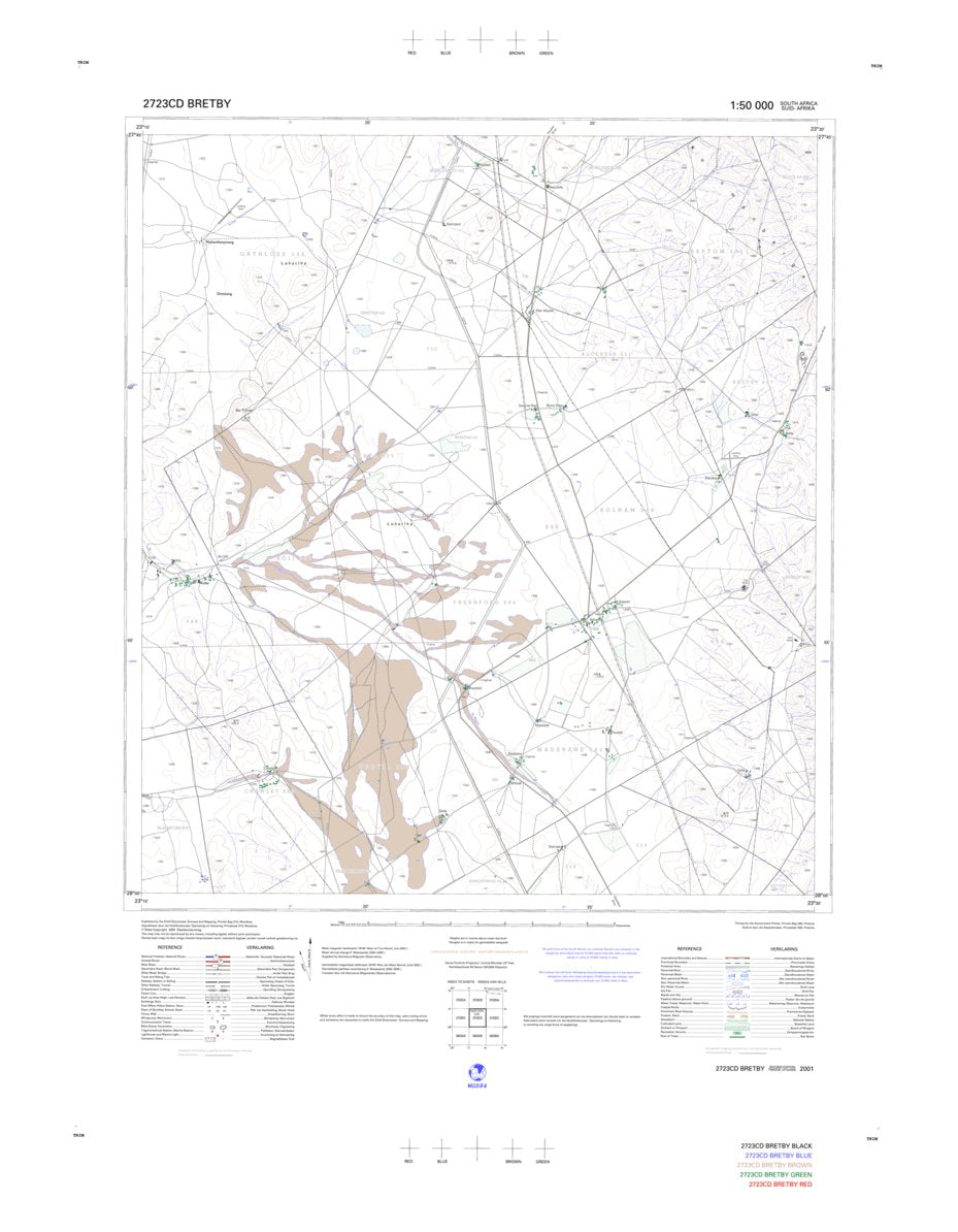 2723CD BRETBY Map by Chief Directorate: National Geo-spatial ...