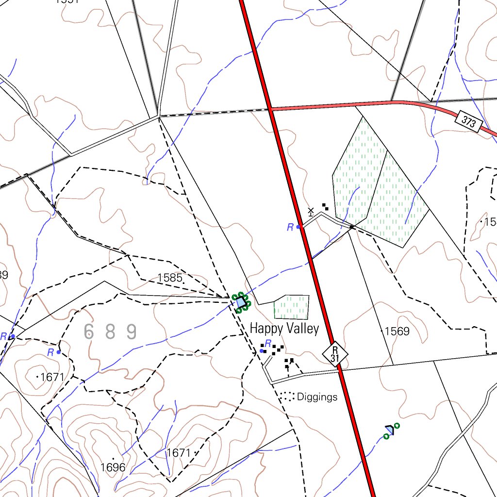 2723DA GA-MASEPA Map by Chief Directorate: National Geo-spatial ...