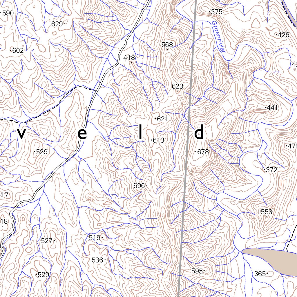 2817CD EKSTEENFONTEIN Map by Chief Directorate: National Geo-spatial ...