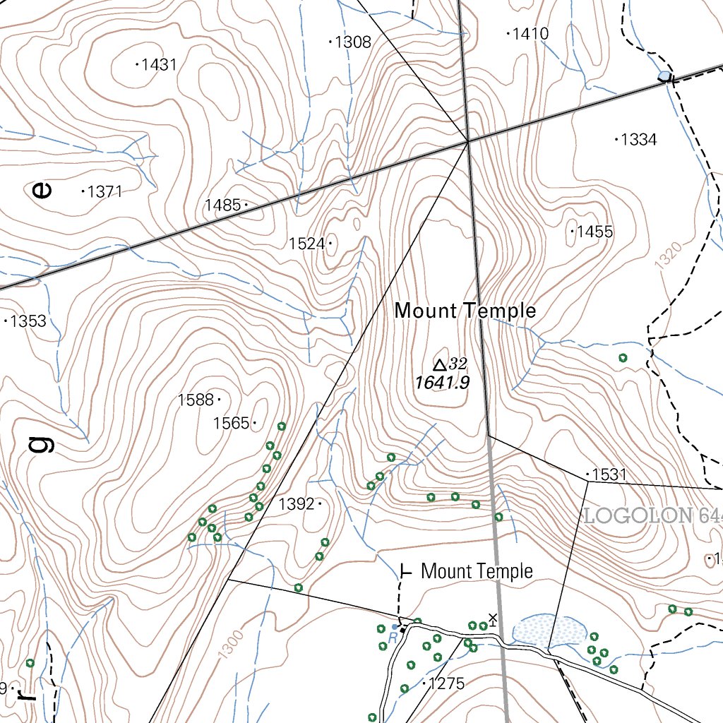 2822BA MOUNT TEMPLE Map by Chief Directorate: National Geo-spatial ...