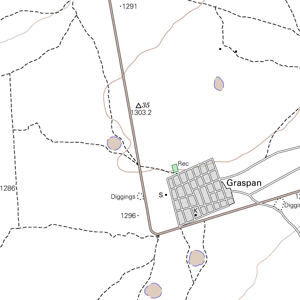 2724DB TAUNG Map by Chief Directorate: National Geo-spatial Information ...