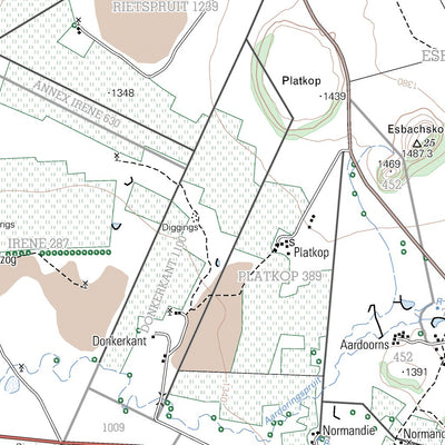 2826CB BRANDFORT Map by Chief Directorate: National Geo-spatial ...