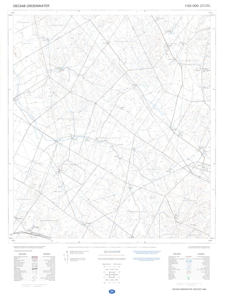 2823AB GOEDGEDACHT Map by Chief Directorate: National Geo-spatial ...