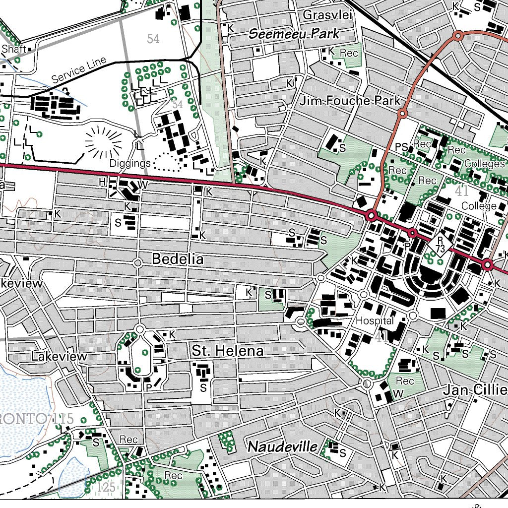 2726DC ODENDAALSRUS Map by Chief Directorate: National Geo-spatial ...