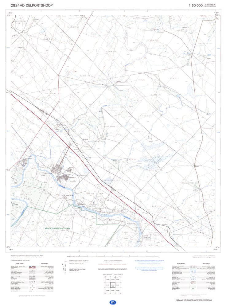 2824AD DELPORTSHOOP Map by Chief Directorate: National Geo-spatial ...