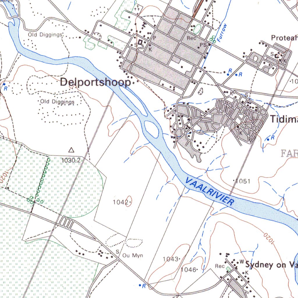 2824AD DELPORTSHOOP Map by Chief Directorate: National Geo-spatial ...