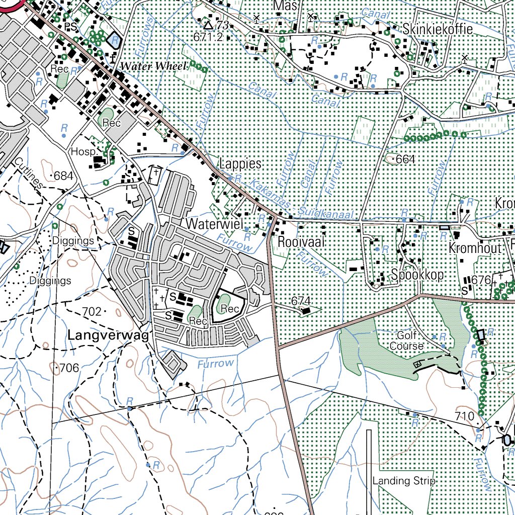 2820DC KAKAMAS Map by Chief Directorate: National Geo-spatial ...