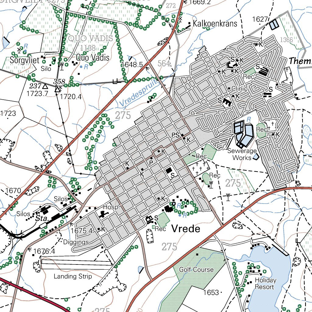 2729AC VREDE Map by Chief Directorate: National Geo-spatial Information ...