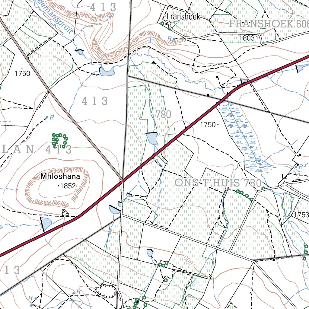 2729DA MEMEL Map by Chief Directorate: National Geo-spatial Information ...