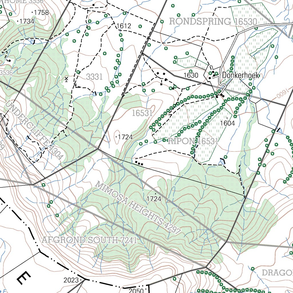 2729DA MEMEL Map by Chief Directorate: National Geo-spatial Information ...