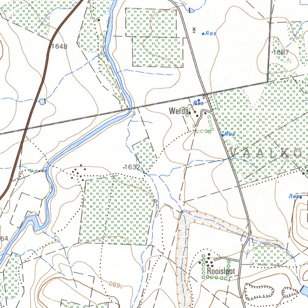 2828BD TSHIAME Map by Chief Directorate: National Geo-spatial ...