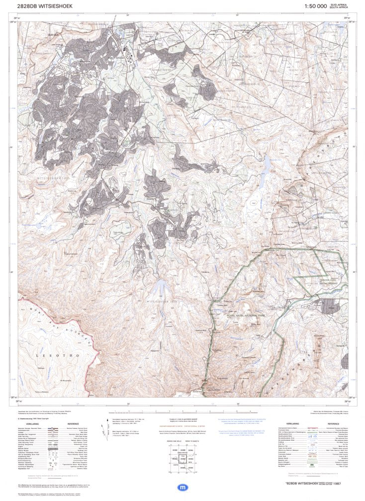2828DB PHUTHADITJHABA Map by Chief Directorate: National Geo-spatial ...