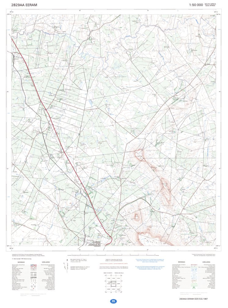 2829AA PHOMOLONG Map by Chief Directorate: National Geo-spatial ...