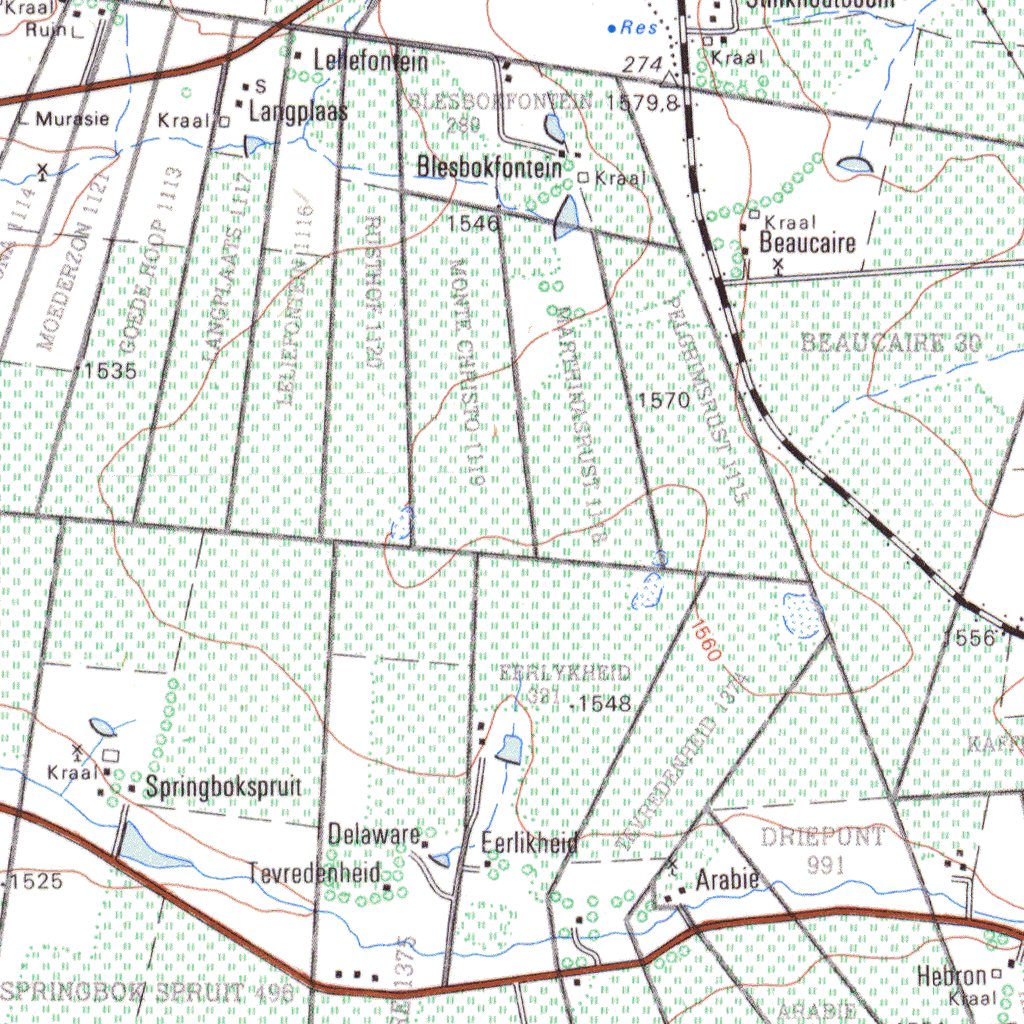 2727DC STEYNSRUS Map by Chief Directorate: National Geo-spatial ...