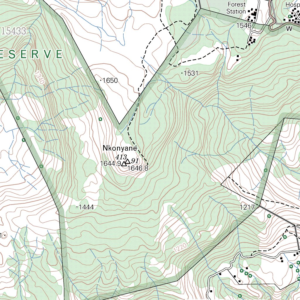 2830DB QUDENI Map by Chief Directorate: National Geo-spatial ...