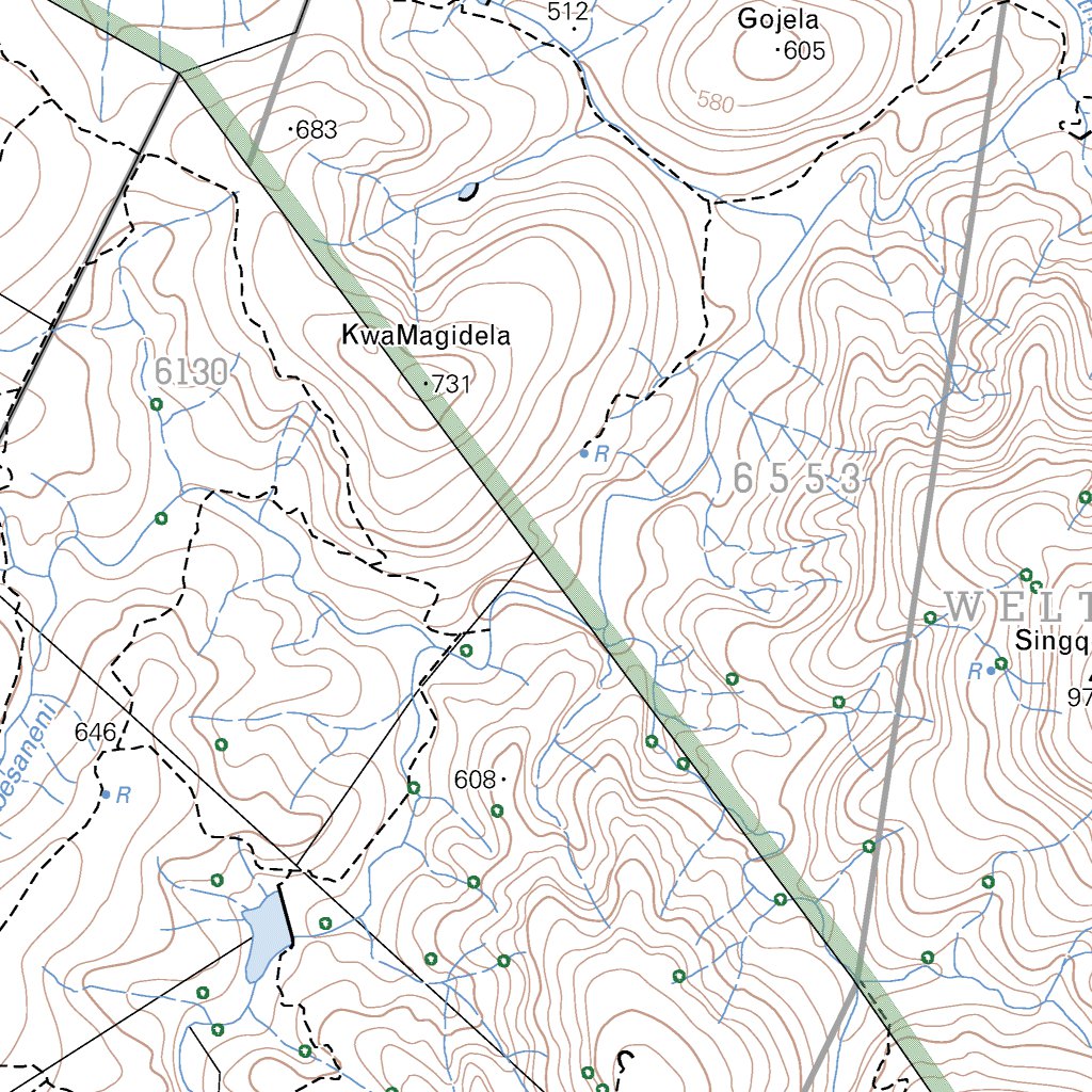 2831AD ULUNDI Map by Chief Directorate: National Geo-spatial ...