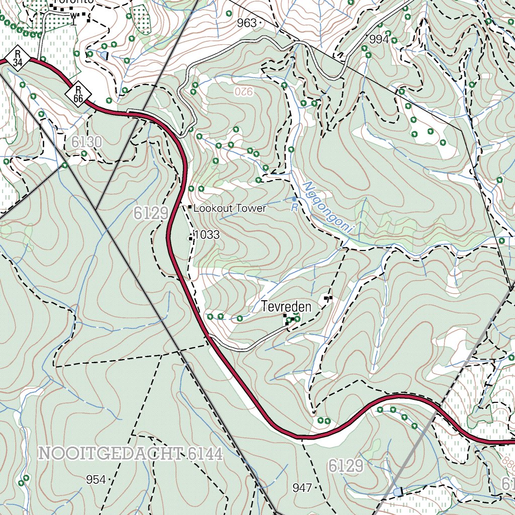 2831AD ULUNDI Map by Chief Directorate: National Geo-spatial ...