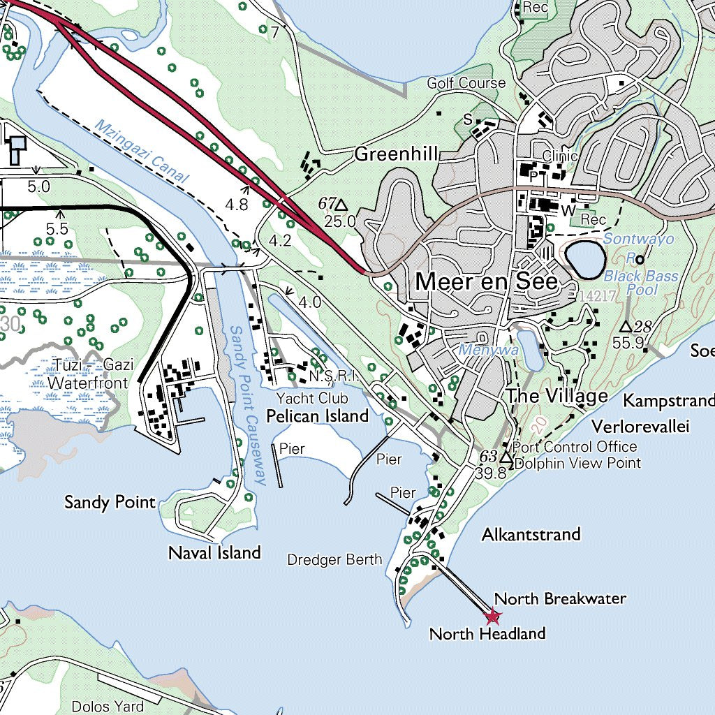 2832CC RICHARDS BAY Map by Chief Directorate: National Geo-spatial ...