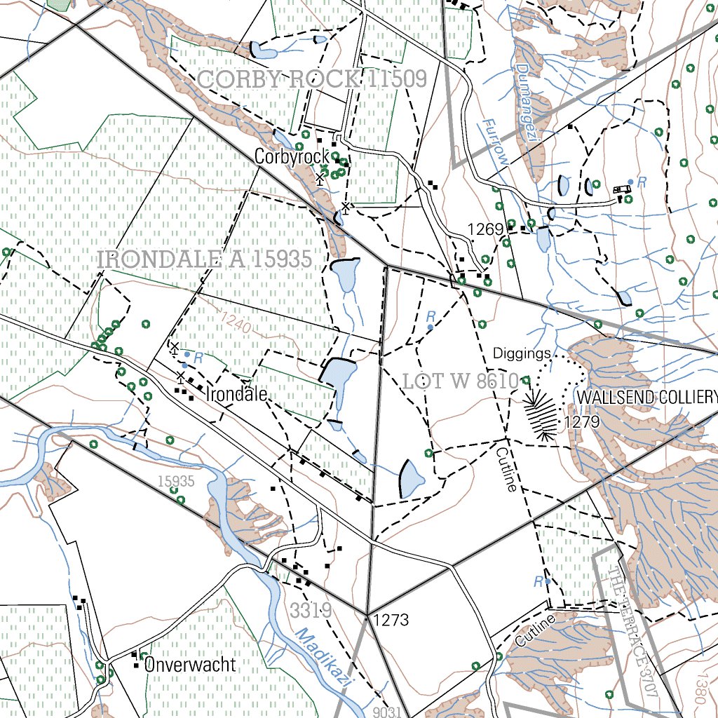 2830AB TAYSIDE Map by Chief Directorate: National Geo-spatial ...