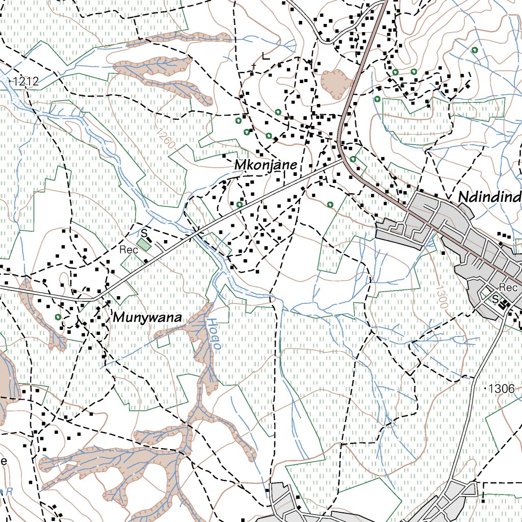 2830BA NQUTU Map by Chief Directorate: National Geo-spatial Information ...