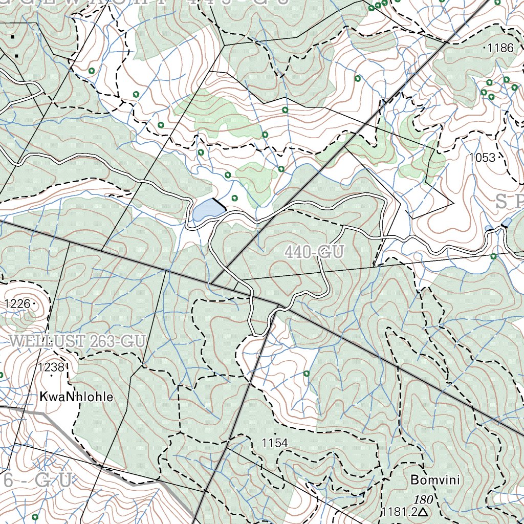 2831AC BABANANGO Map by Chief Directorate: National Geo-spatial ...