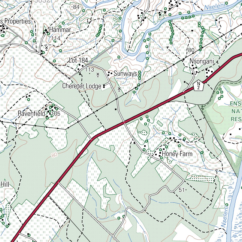 2831DB EMPANGENI Map by Chief Directorate: National Geo-spatial ...
