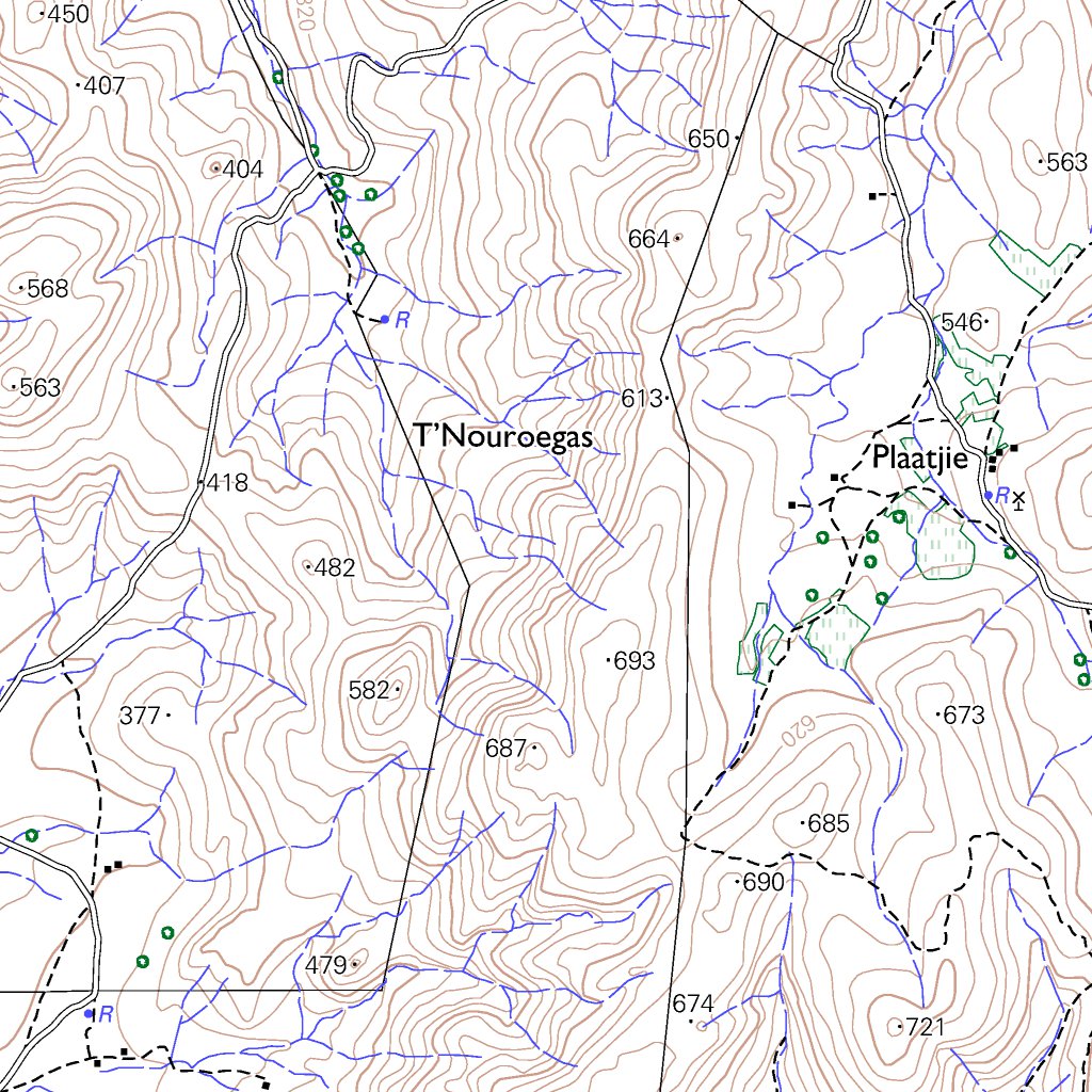 2917CB WOLFBERG Map by Chief Directorate: National Geo-spatial ...