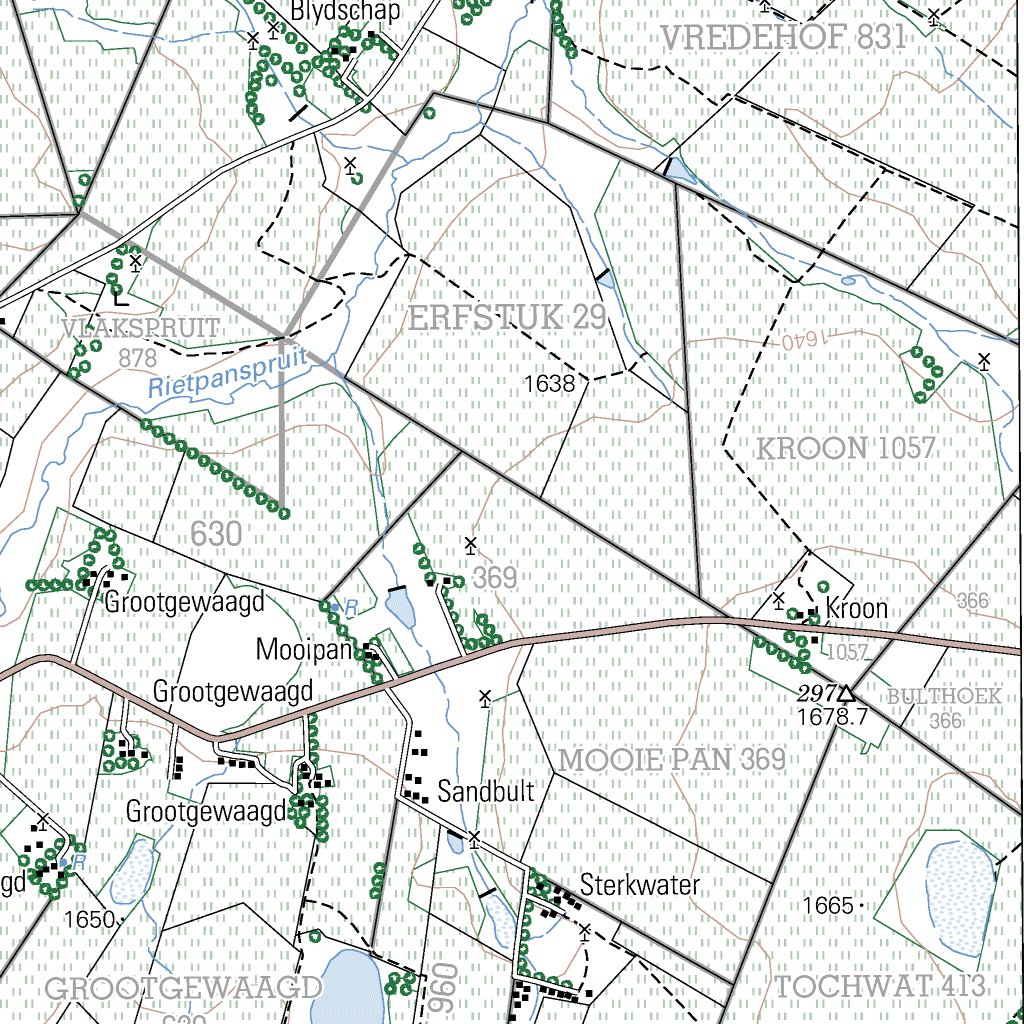 2728CC TARZAN Map by Chief Directorate: National Geo-spatial ...