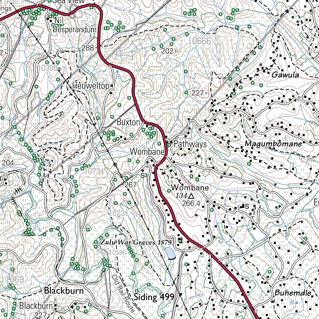 2831DC BLACKBURN Map by Chief Directorate: National Geo-spatial ...