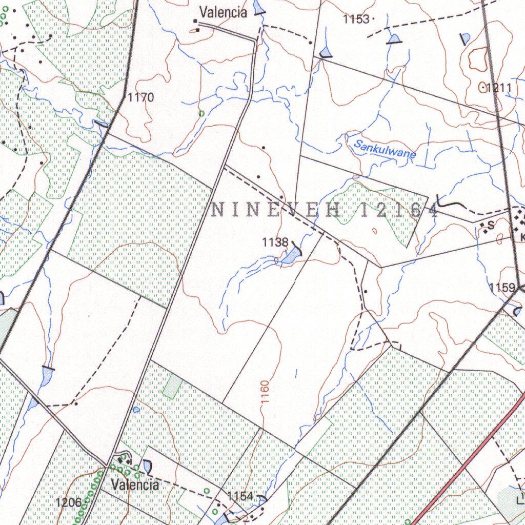 2829CB BERGVILLE Map by Chief Directorate: National Geo-spatial ...