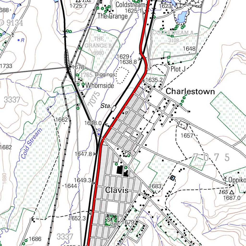 2729BD VOLKSRUST Map by Chief Directorate: National Geo-spatial ...