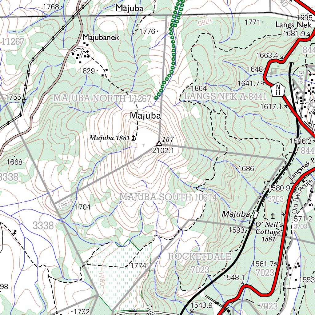 2729BD VOLKSRUST Map by Chief Directorate: National Geo-spatial ...