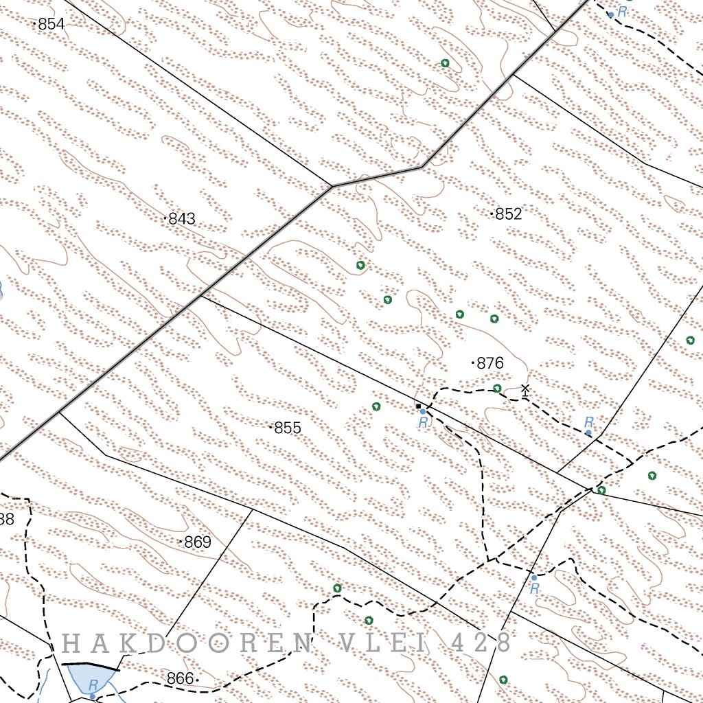 2820BA HARRISDALE Map by Chief Directorate: National Geo-spatial ...
