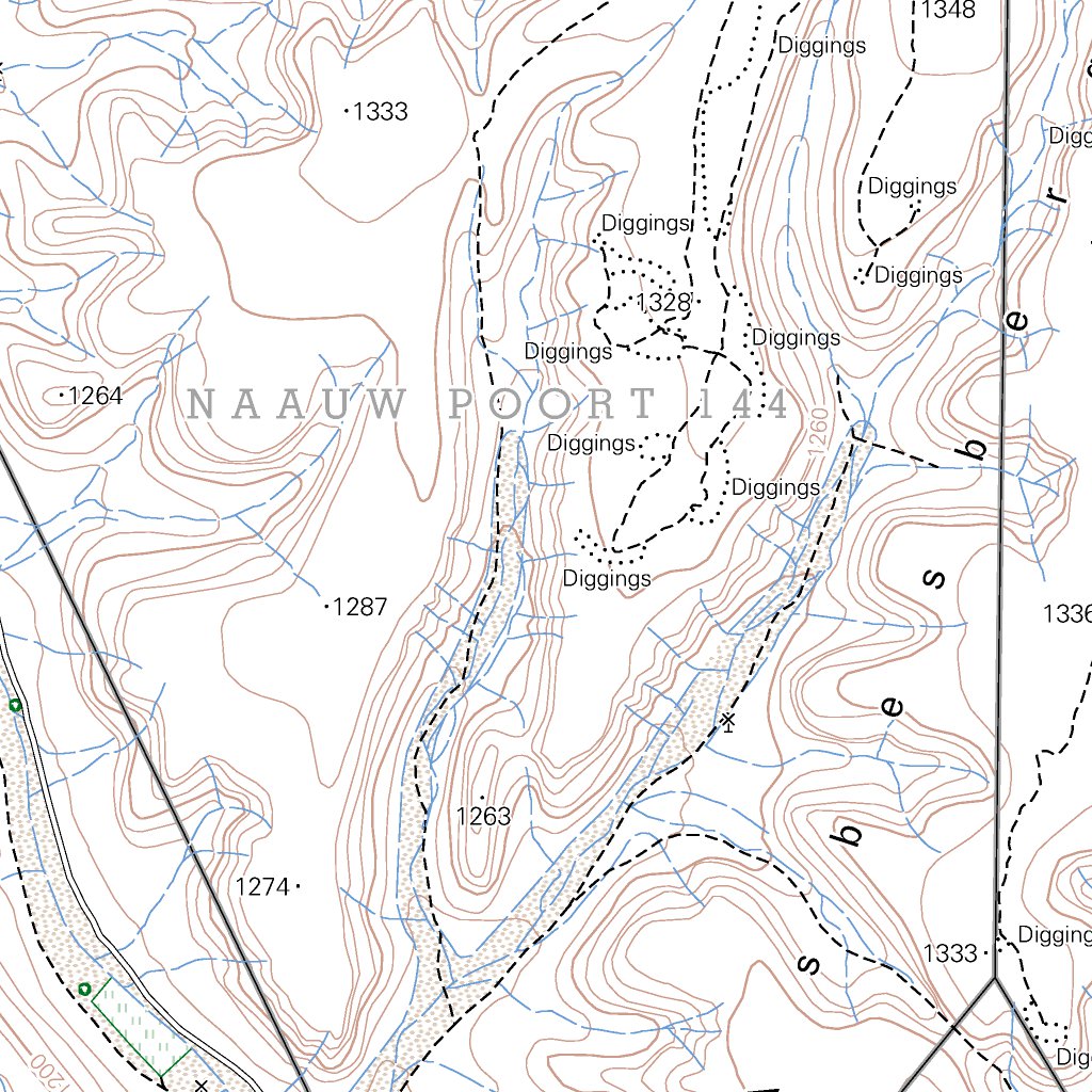 2922BB SPRINGFIELD Map by Chief Directorate: National Geo-spatial ...