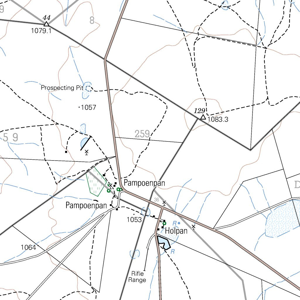 2923BC PAMPOENPAN Map by Chief Directorate: National Geo-spatial ...