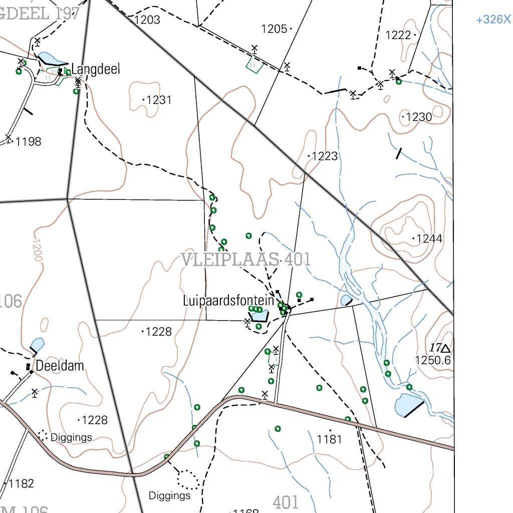 2924AD BELMONT Map by Chief Directorate: National Geo-spatial ...