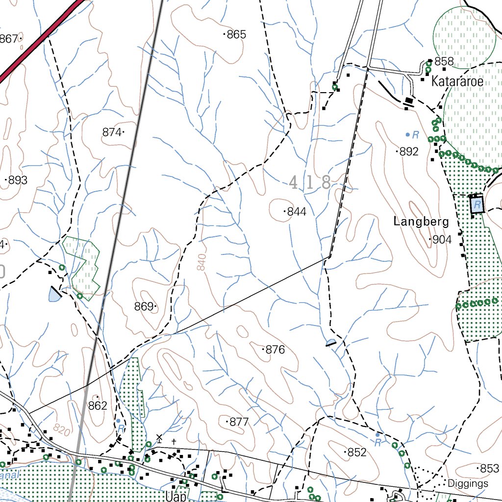 2821AD UPINGTON (WES) Map by Chief Directorate: National Geo-spatial ...