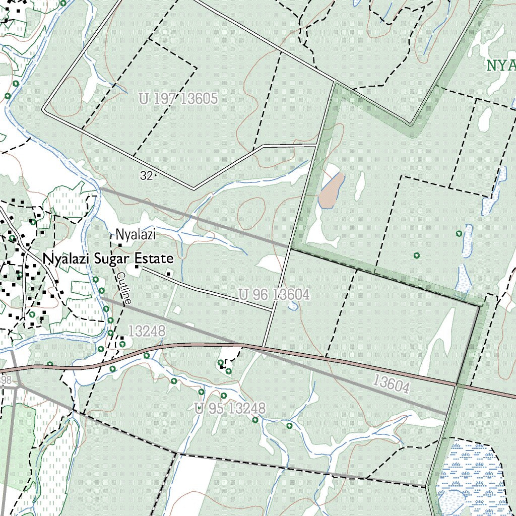 2832AB, BA HLUHLUWE Map by Chief Directorate: National Geo-spatial ...