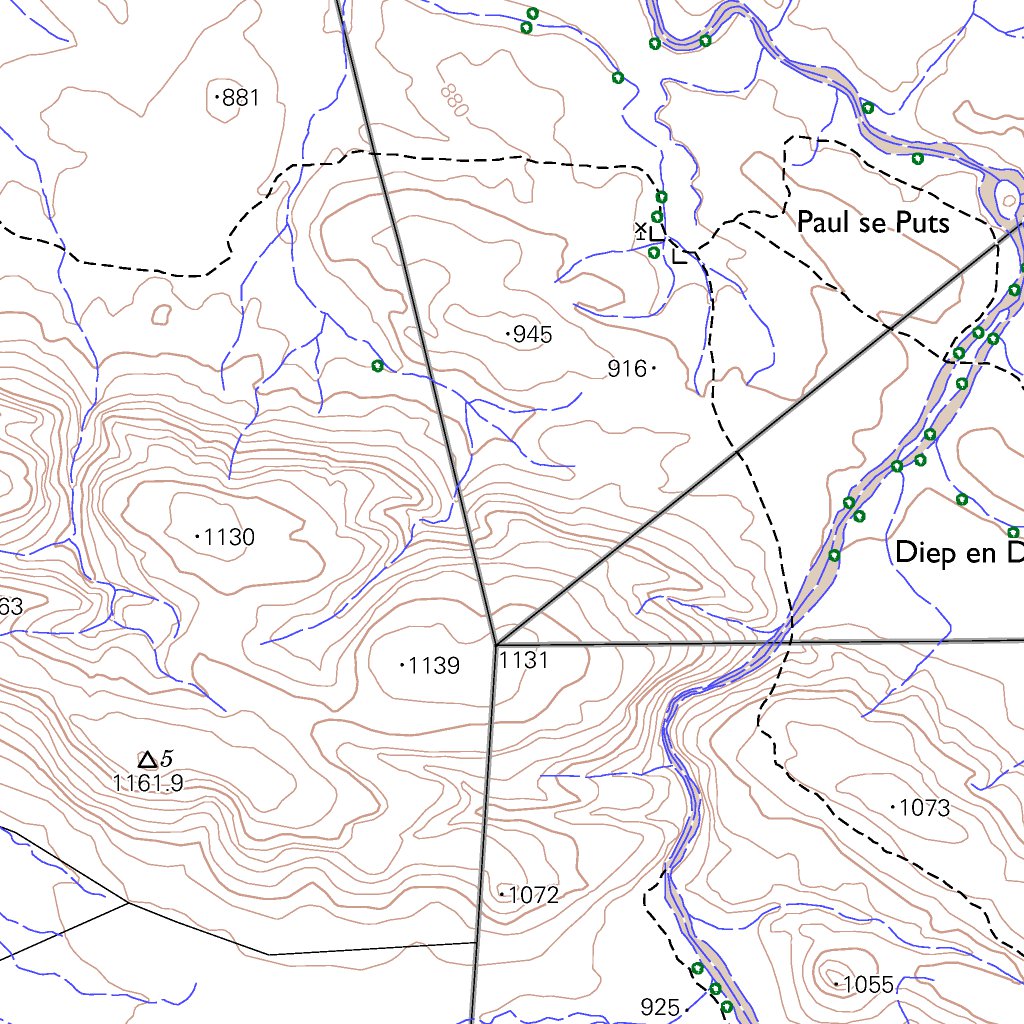 2919AB POFADDER Map by Chief Directorate: National Geo-spatial ...