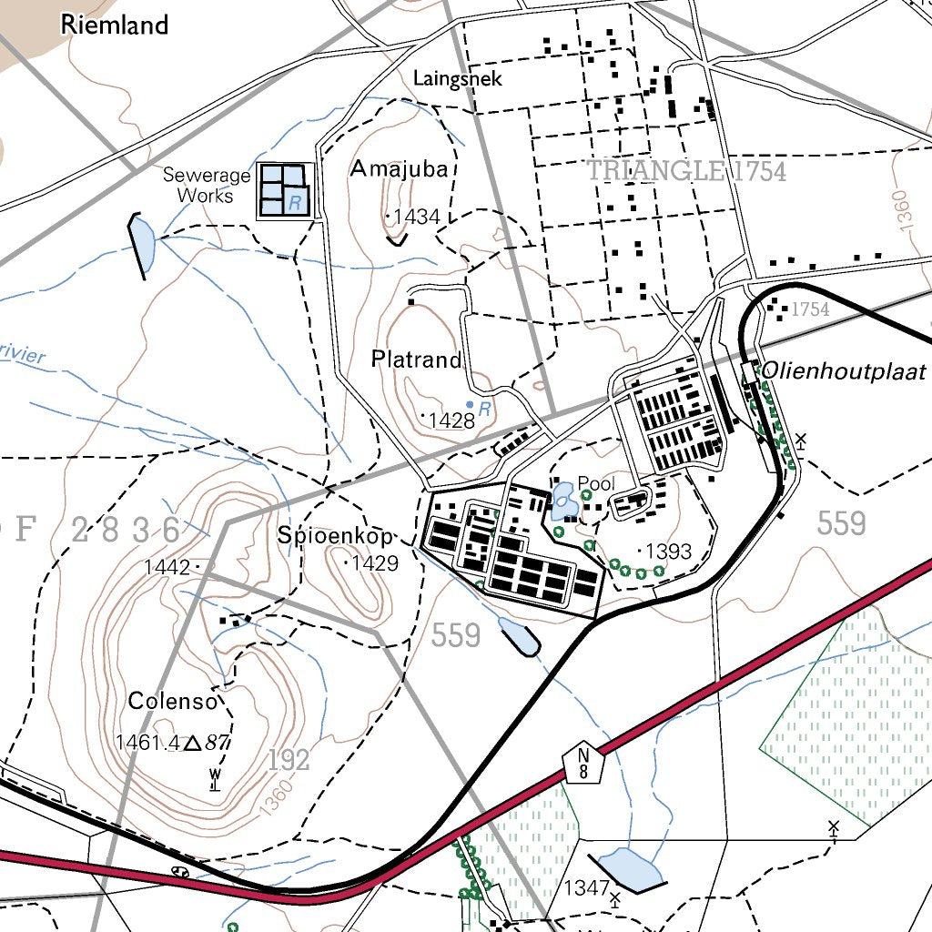 2925BB DE BRUG Map by Chief Directorate: National Geo-spatial ...