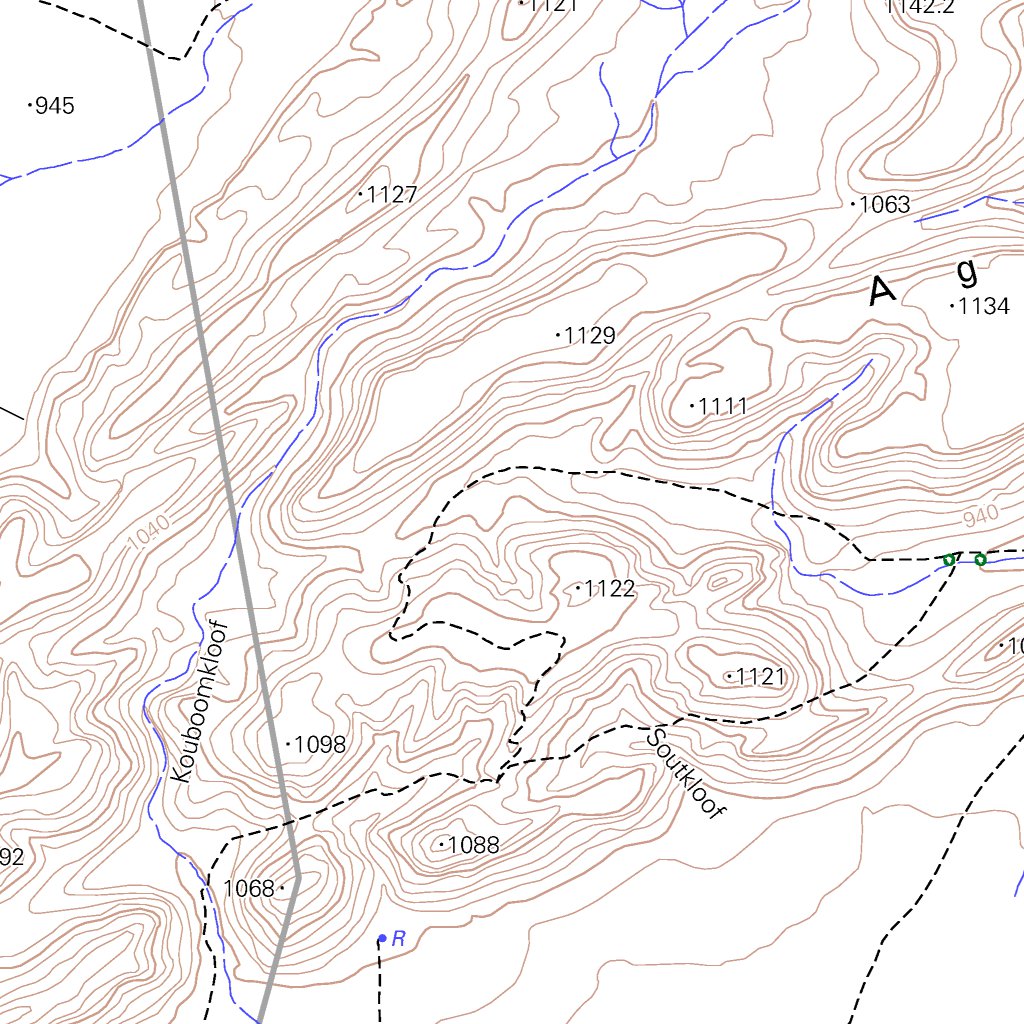 2918BB AGGENEYS Map by Chief Directorate: National Geo-spatial ...