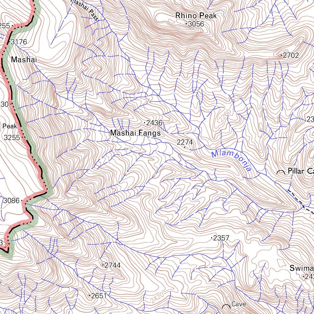 2929CA SANI PASS (WEST) Map by Chief Directorate: National Geo-spatial ...