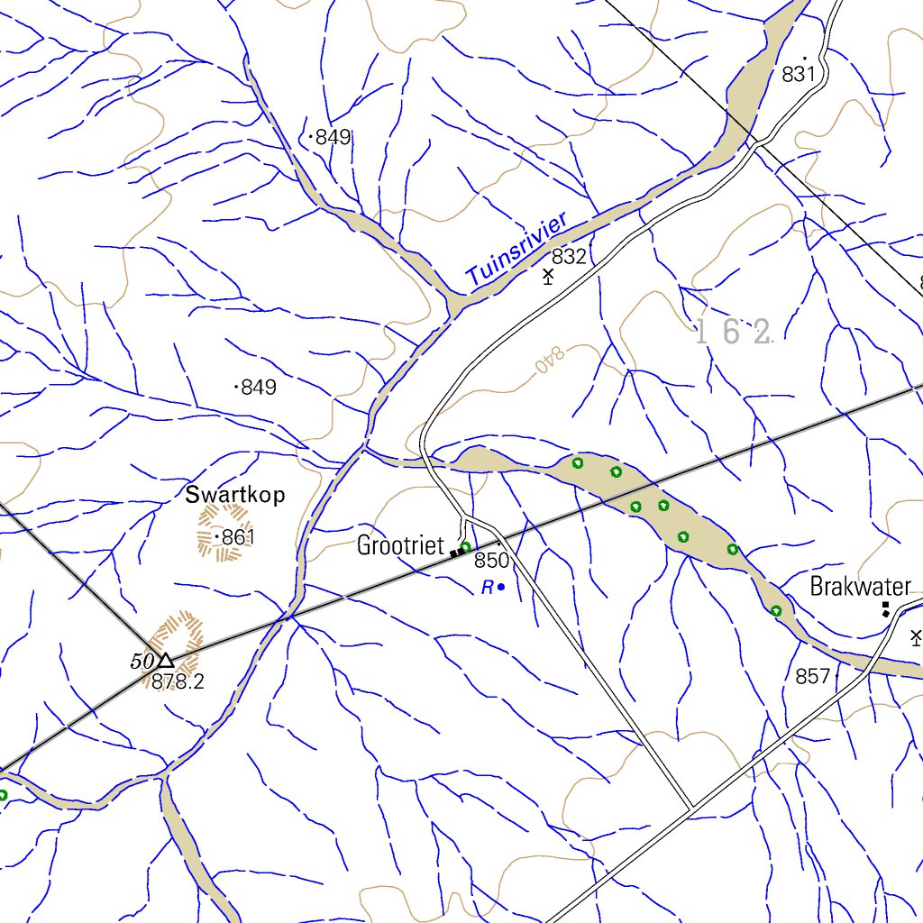 2920BC DE TUIN Map by Chief Directorate: National Geo-spatial ...