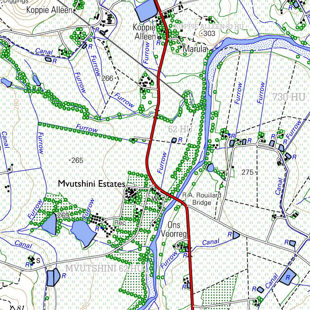 2731BC PONGOLA Map by Chief Directorate: National Geo-spatial ...